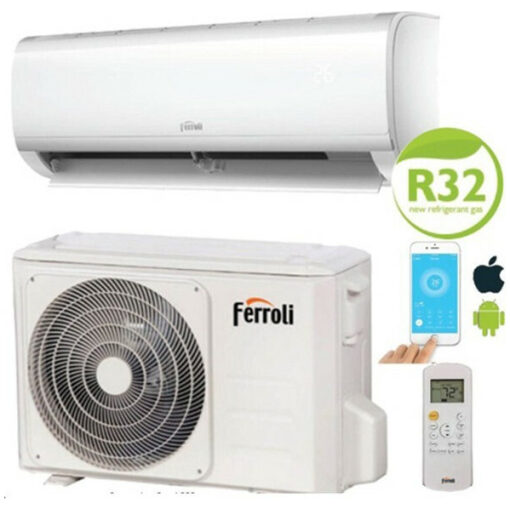 Ferroli Diamant S 12 Κλιματιστικό Inverter 12000 BTU A++/A+ με Ιονιστή και WiFi – klimamall